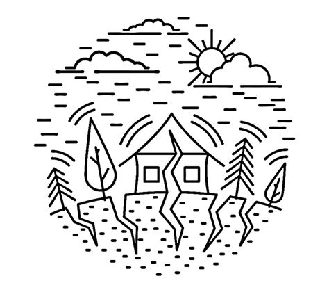 Menggambar Gempa Bumi Sederhana