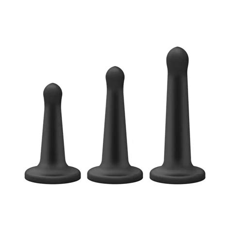 Vac U Lock Silicone Pegging Set Strap On Dildo Kit Femdom Bbd Brands