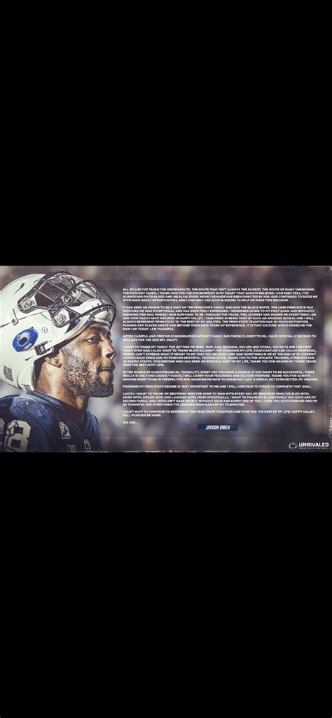 Penn State Defensive End Jayson Oweh Declares For The Nfl Draft R Cfb