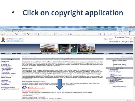 Copyright Application Process Ppt