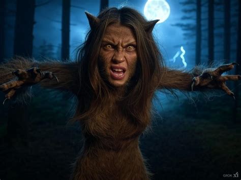 Werewolf Girl Transformation Begining 4 By Blouder12 On Deviantart