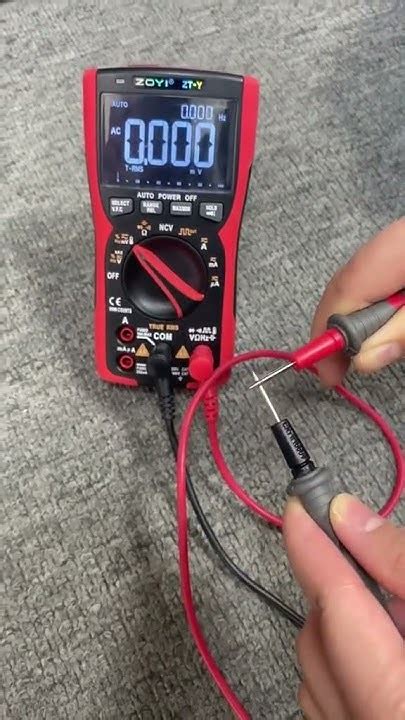Button Type Manual Dial Multimeter Multimeter Voltage F Youtube