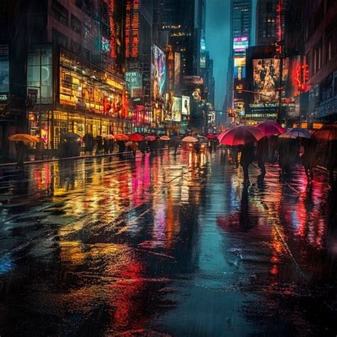 Free Rainy Urban Reflection Image Download At Stockcake