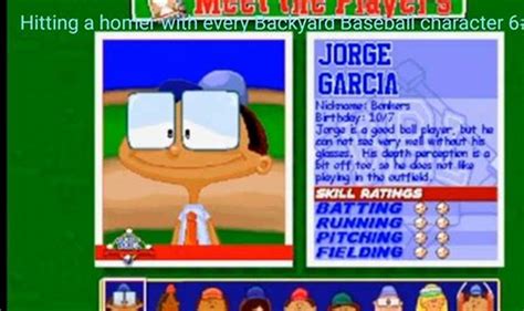 Why Jorge Garcias Backyard Baseball Game Is Hilarious