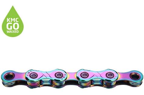 Kmc X11 Waxed 11 Speed Chain Aurora Blue 118l Halfords Uk
