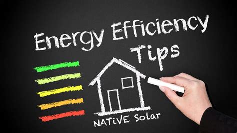 Home Energy Efficiency Tips Native Solar