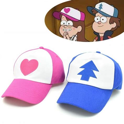 Gravity Falls Curved Bill Blue Pine Tree Dipper Cartoon Mesh Hat Cap Trucker Gravity Falls