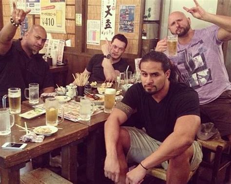 Old School Photo Of Prince Devitt Finn Balor Tama Tonga Karl Anderson And Bad Luck Fale On A