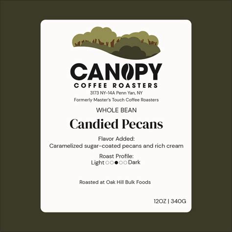 Candied Pecans Canopy Coffee
