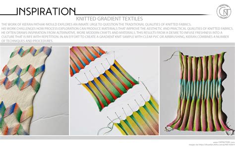 Knitted Gradient Textiles Automotive Color Trim Design Trends