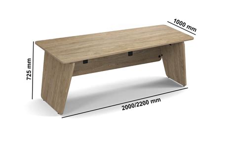 Amaro Wood Executive Desk With Panel End Auraa Design