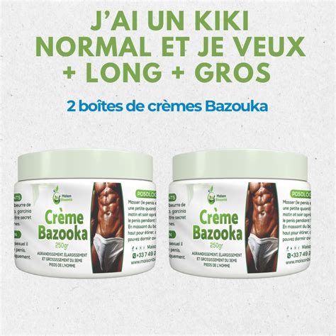 Creme Bazouka Agrandissement GÉnital De Lhomme 100 Bio Maison Biosante