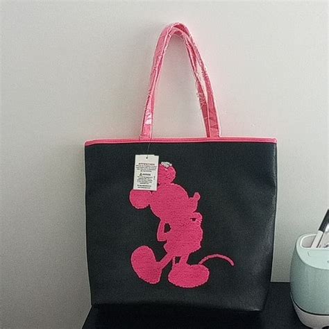 Disney Tote Bag Mickey Sequence On Front Disney Tote Bags Tote Bag Disney Tote