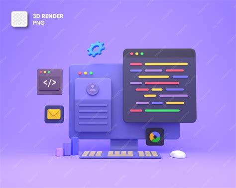 Premium Psd 3d Web Development Or Software Development Or Web Design