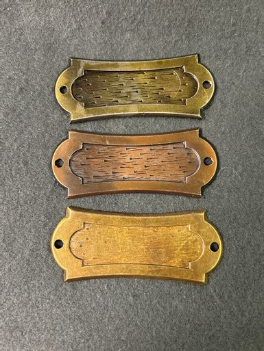 20 Pack 3 Pull Backplate Antique Brass