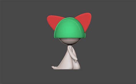 Stl File Pokemon Ralts 🐉 ・3d Printer Model To Download・cults