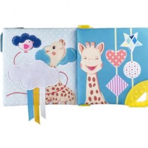 Sophie La Girafe Early Learning Book Natural Teether Multi Colour