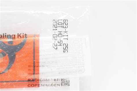 Radiometer 623 Kit 25g Safe Pico Arterial Blood Gas Sampling Kit X