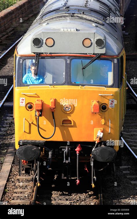 Class 50 Diesel Locomotive On The Severn Valley Railway Bewdley
