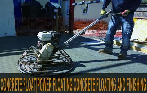 Concrete Float Power Floating Concrete Floating And Finishing Bison Machinery
