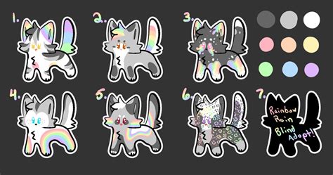 Pastel Rainbow Kitty Adopts By Zigzaglin On Deviantart
