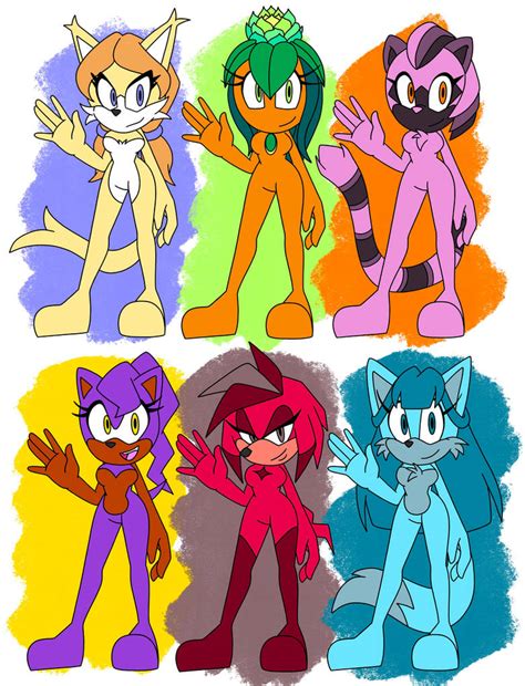 Sonic Adoptables Batch 002 By K8sketch On Deviantart