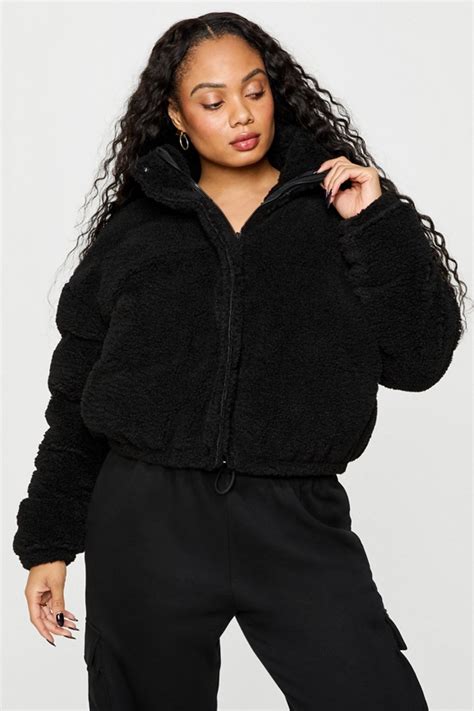 Teddy Puffer Jacket Fabletics