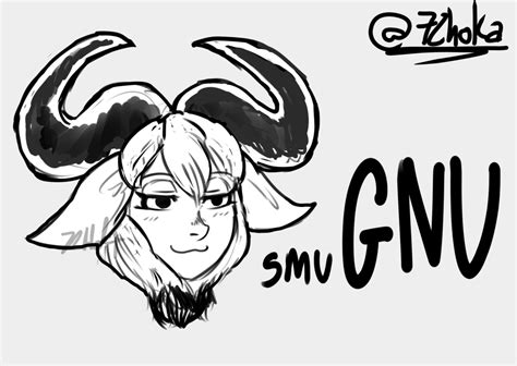 Gnu Gnu But Anime Girl Rlinuxyiff