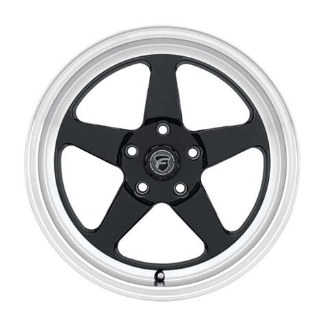 Forgestar D5 Drag 18x9 5x1143 Black Machined 22mm Wheels