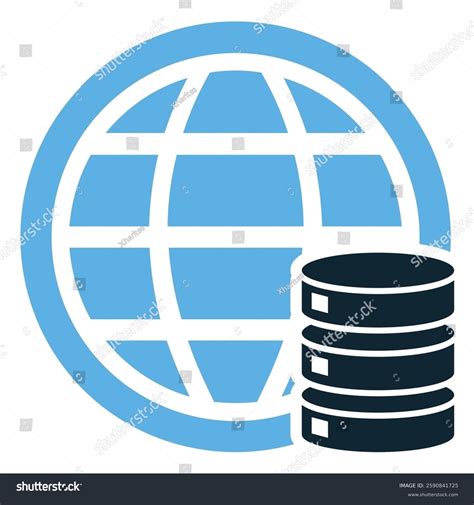 Big Data Icon Vector Representing Data Stock Vector Royalty Free
