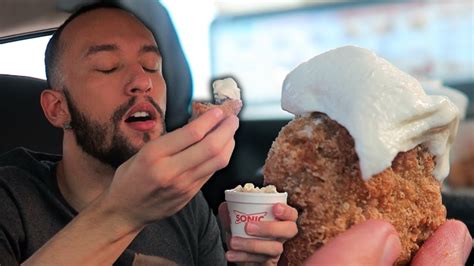 Sonic Fried Oreos A La Mode 2019 Food Review Youtube