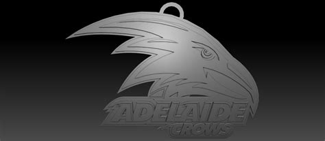 Adelaide Crows Printable And Renderable Badge 3d Model By Danyelon