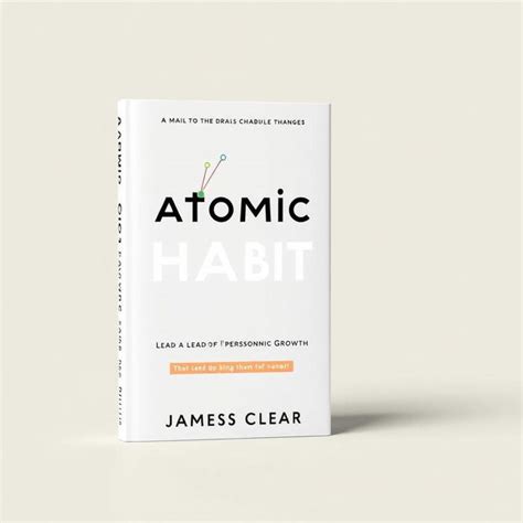 Atomic Habits Book Cover Design