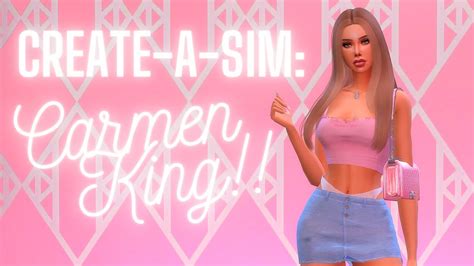 Carmen King Sim Download Cc Folder Extra Outfit Included