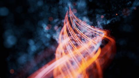 flowing curve and particles background 3d rendering 27929208 stock