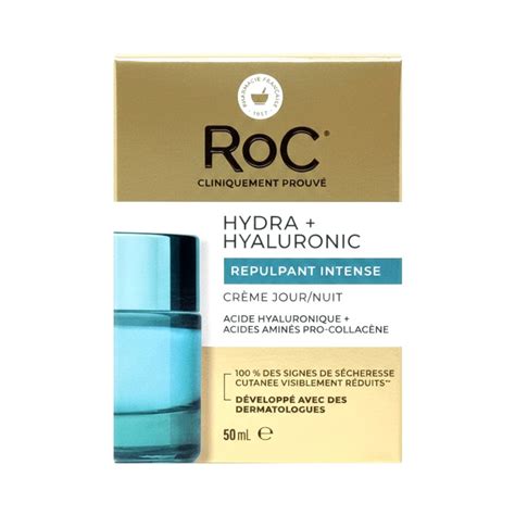 Roc Hydra Hyaluronic Hydratation Intense And Peau Repulpée