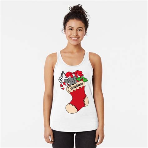 Merry Christmas Racerback Tank Top For Sale By Recoshet Reindeer