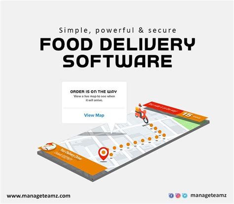 Food Delivery Software Restaurant Management Tracking App Food Delivery