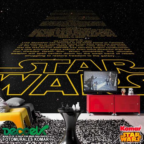 8 487 Fotomural Star Wars Intro Créditos Star Wars Decoelx