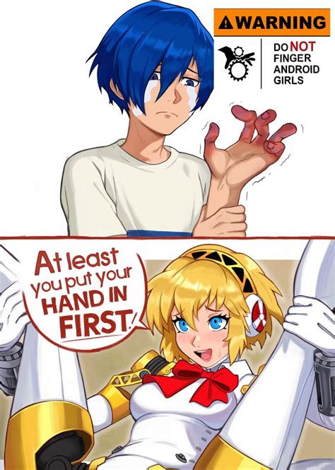 Yuuki Makoto And Aigis Persona And 1 More Drawn By Neggoartz Danbooru