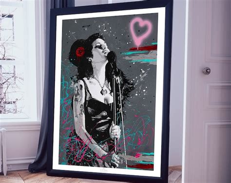 Amy Winehouse Limited Edition Print Amy Winehouse Print Any Winehouse