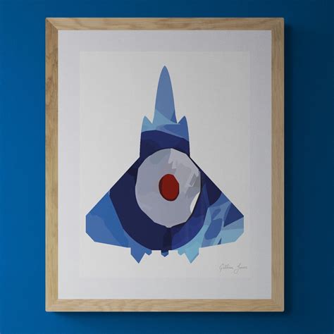 Gcap Tempest Raf Ensign Print Gillian Jones Designs