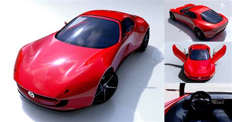 Mazda Iconic Sp Concept รถยนต์ต้นแบบ ว่าที่ All New Mazda Mx 5 ขุมพลังไฟฟ้ามอเตอร์คู่ 370 แรงม้า