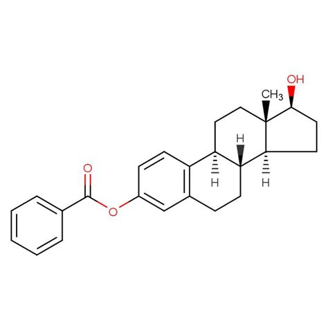 Estradiol Benzoate Molecular Structure Chemical Structure Functional
