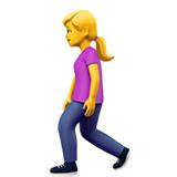🚶‍♀️ 女人走路 Emoji 表情符号 Click To Copy