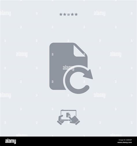 Refresh File Iconrefresh File Vector Refresh File Symbol Refresh