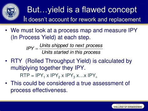 Ppt Chapter 9 Capability And Rolled Throughput Yield Powerpoint