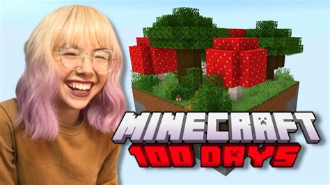 Minecraft 100 Days But Im Stuck In One Chunk Youtube