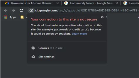 Regarding The Secure Connection While Download Chrome Enterprise Community