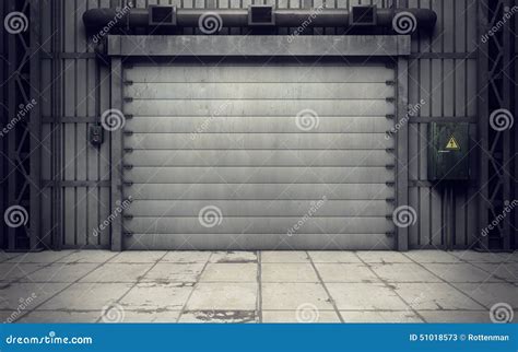 Warehouse Loading Dock Inside Stock Illustration Illustration Of Built Empty 51018573